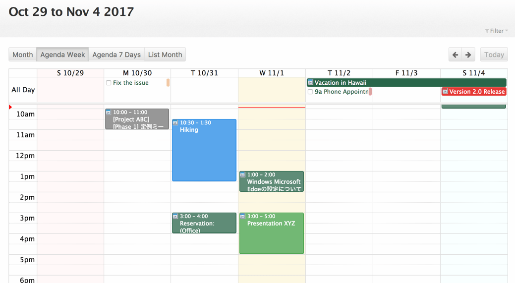 Dec 2017 | FullCalendar adds list and schedule views, ability to show calendar events for ...